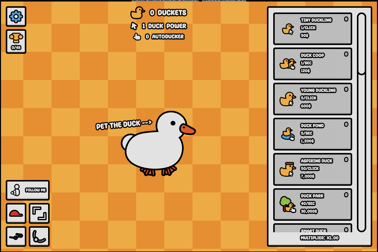Duck Clicker - Tiny URL